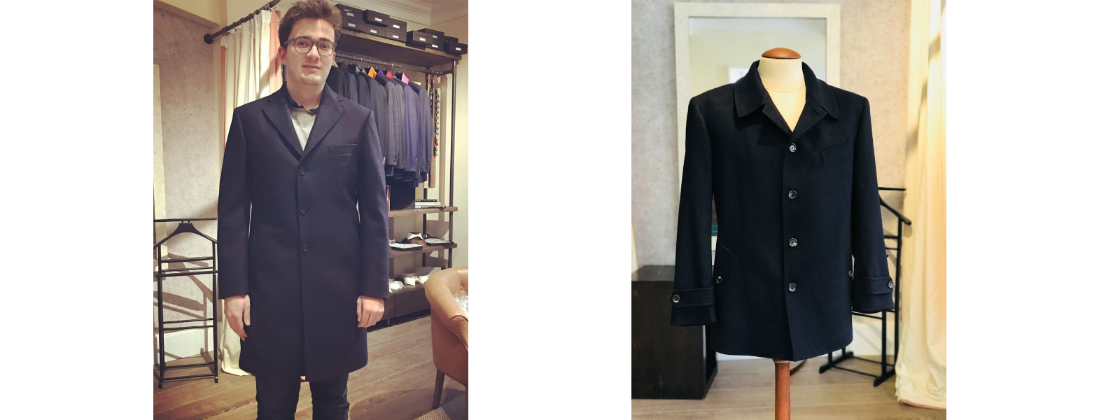 Bespoke Overcoats – Sharp Edges, Well Cut Proportions